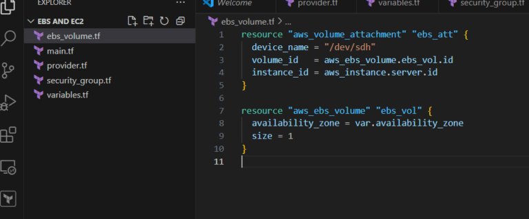 Step-by-Step Guide to Creating an AWS EC2 Instance and Attaching EBS Using Terraform. - Jeevi ...