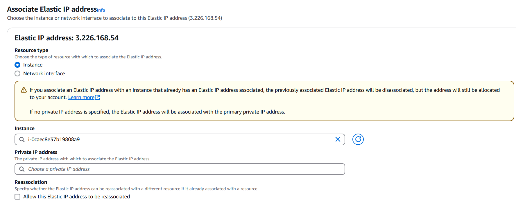 A Beginner's Guide to Allocating Elastic IPs to EC2 Instances on AWS. - Jeevi Academy