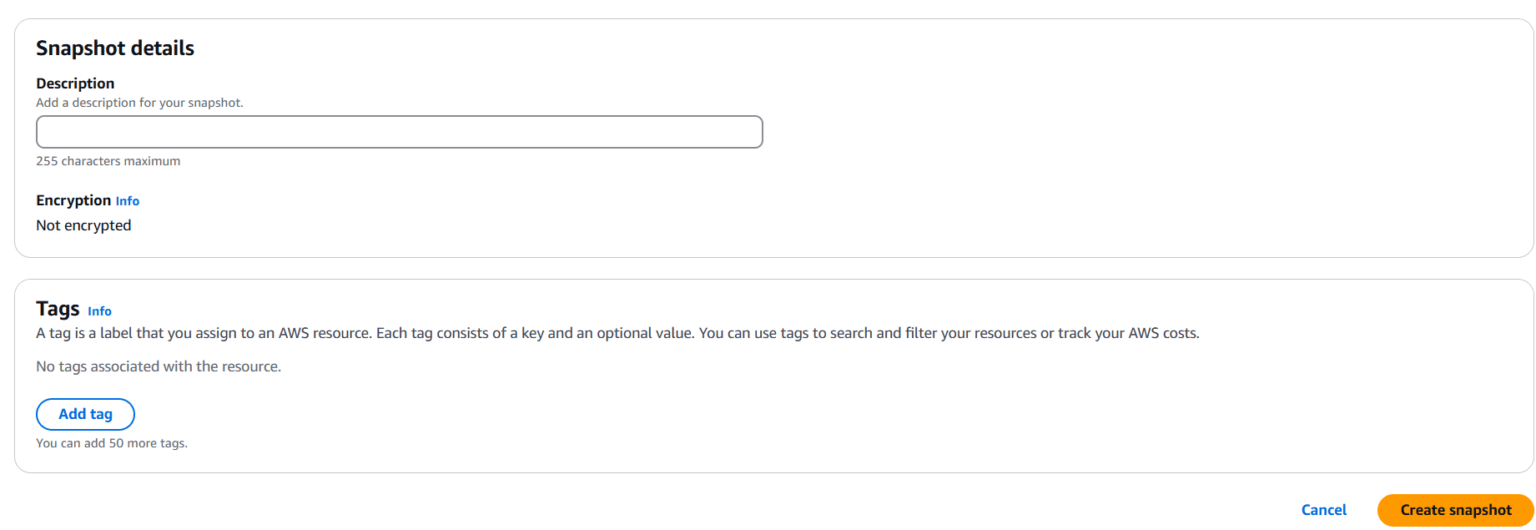 Creating EC2 Snapshots on AWS the Easy Way. - Jeevi Academy
