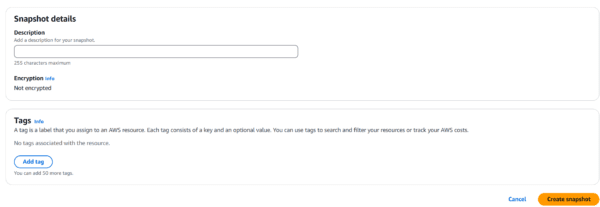 Creating EC2 Snapshots on AWS the Easy Way. - Jeevi Academy