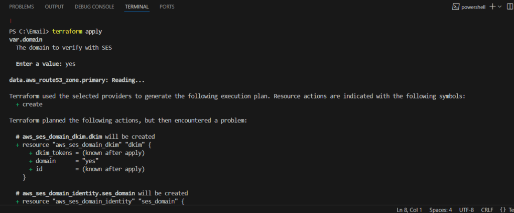 Automating AWS SES Setup Using Terraform. - Jeevi Academy