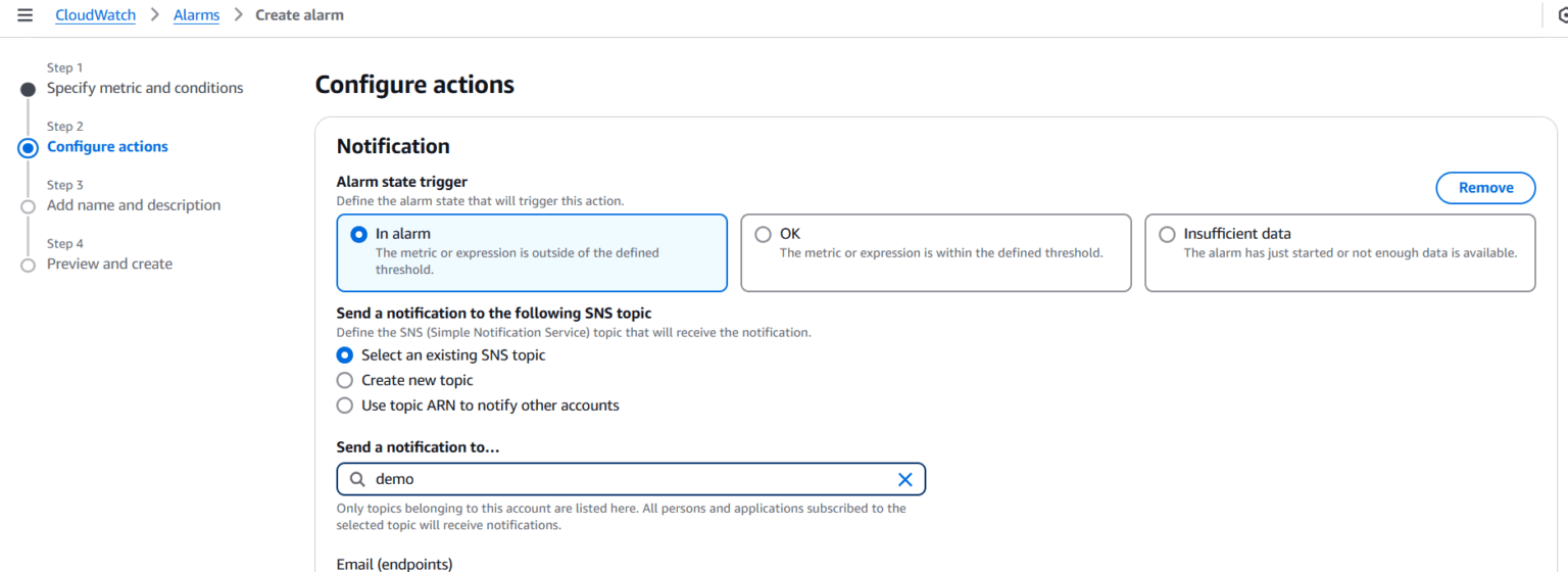 Tired of Missing Lambda Errors? Set Up CloudWatch Alarms with SNS Alerts. - Jeevi Academy