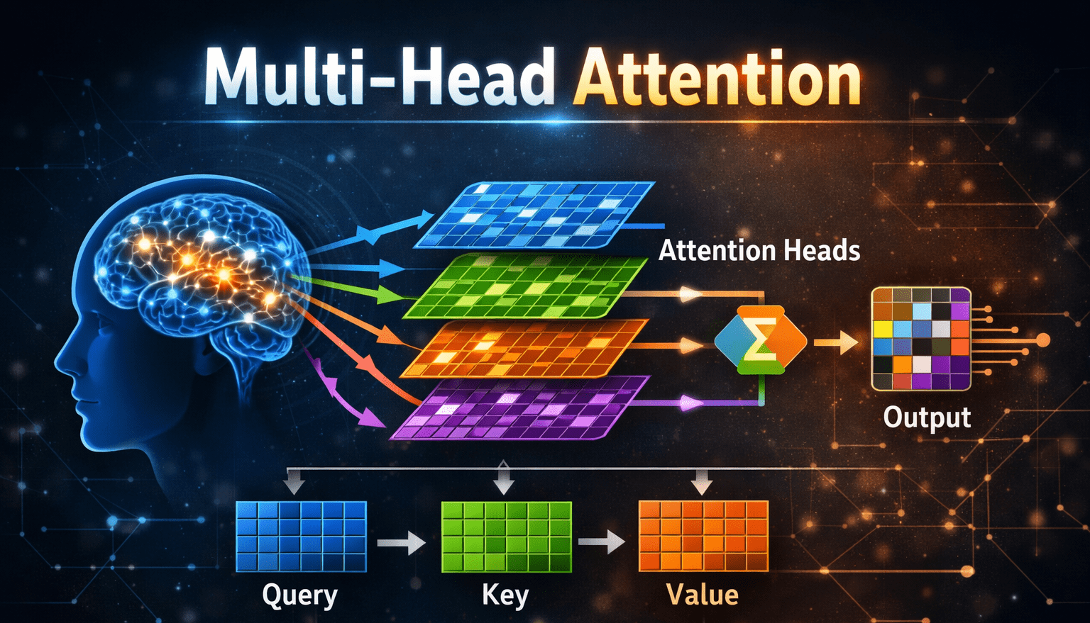 Multi-Head Attention in Transformer Architecture: Working, Mechanism ...