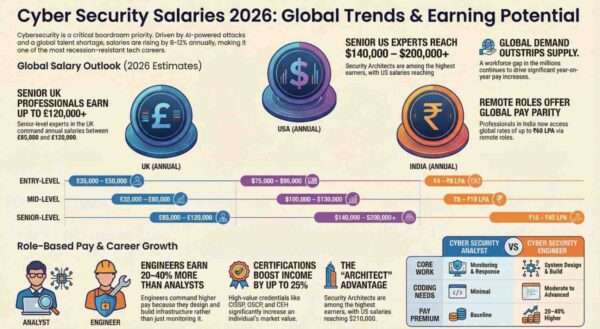 Cyber Security Salary in 2026: Latest Trends & Pay by Role. - Jeevi Academy